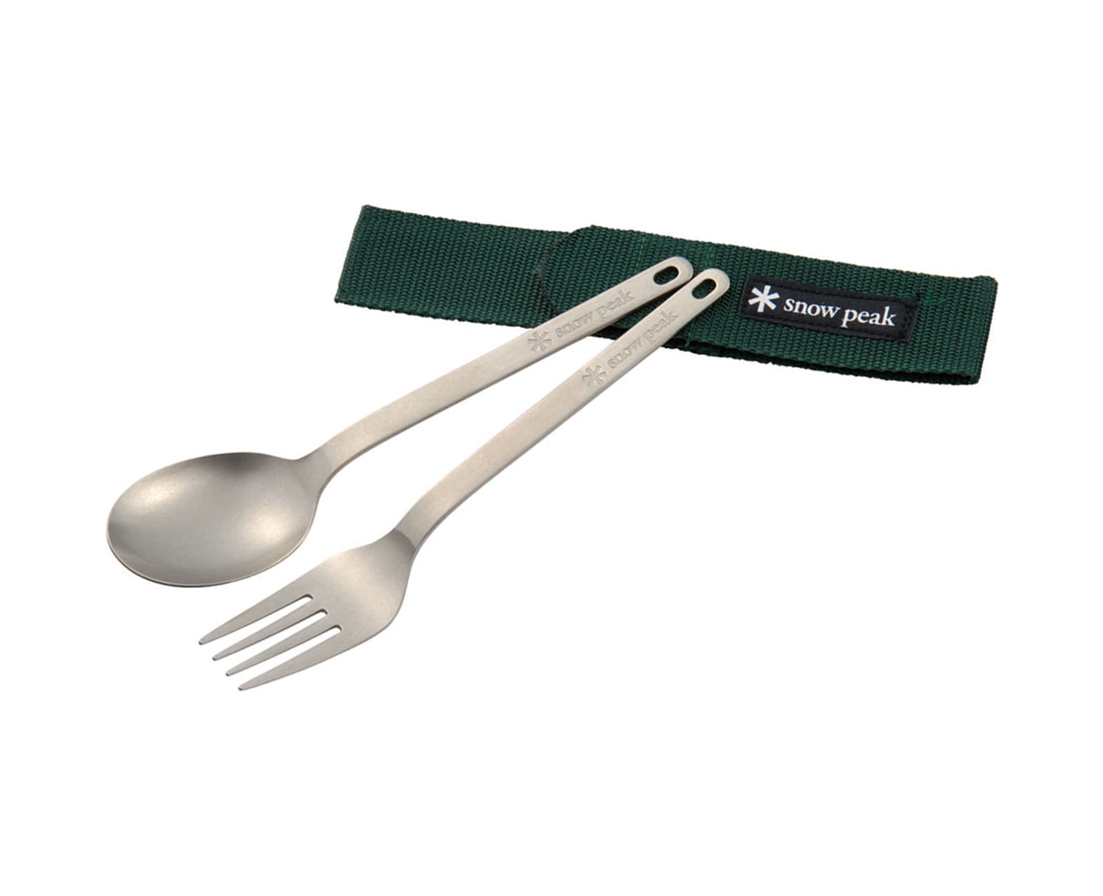 Snow Peak Titanium Fork and Spoon Set