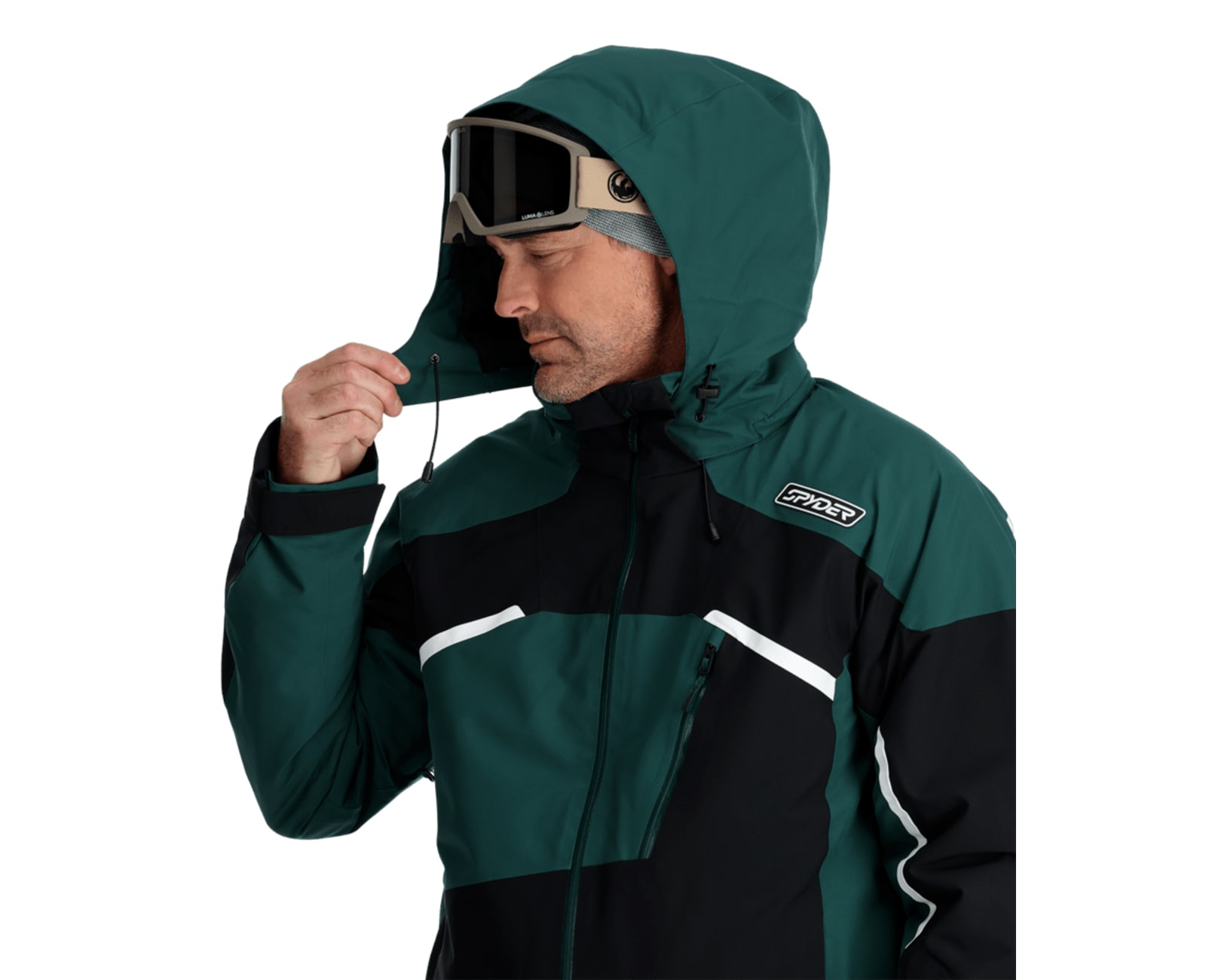 Spyder Men's Leader Jacket - Cypress Green - Medium
