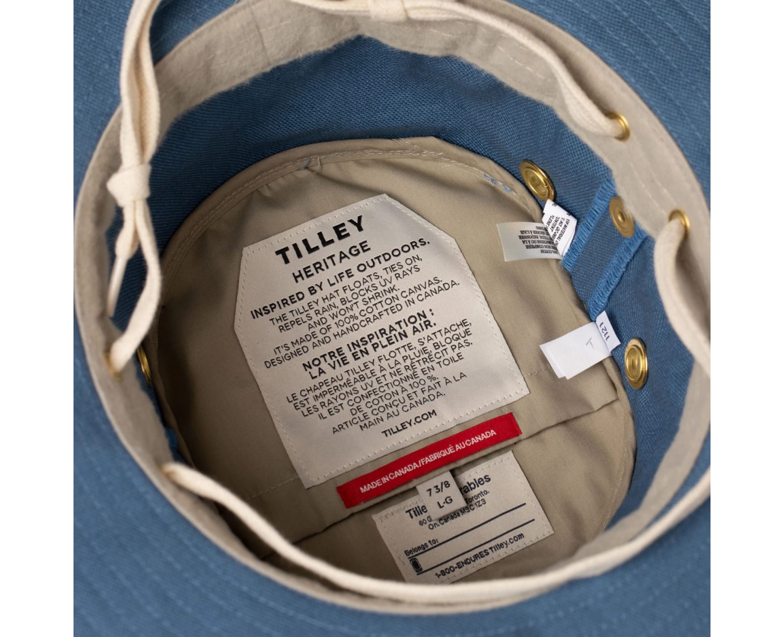 Tilley T3 Cotton Duck Hat - Demin Blue - 7 5/8