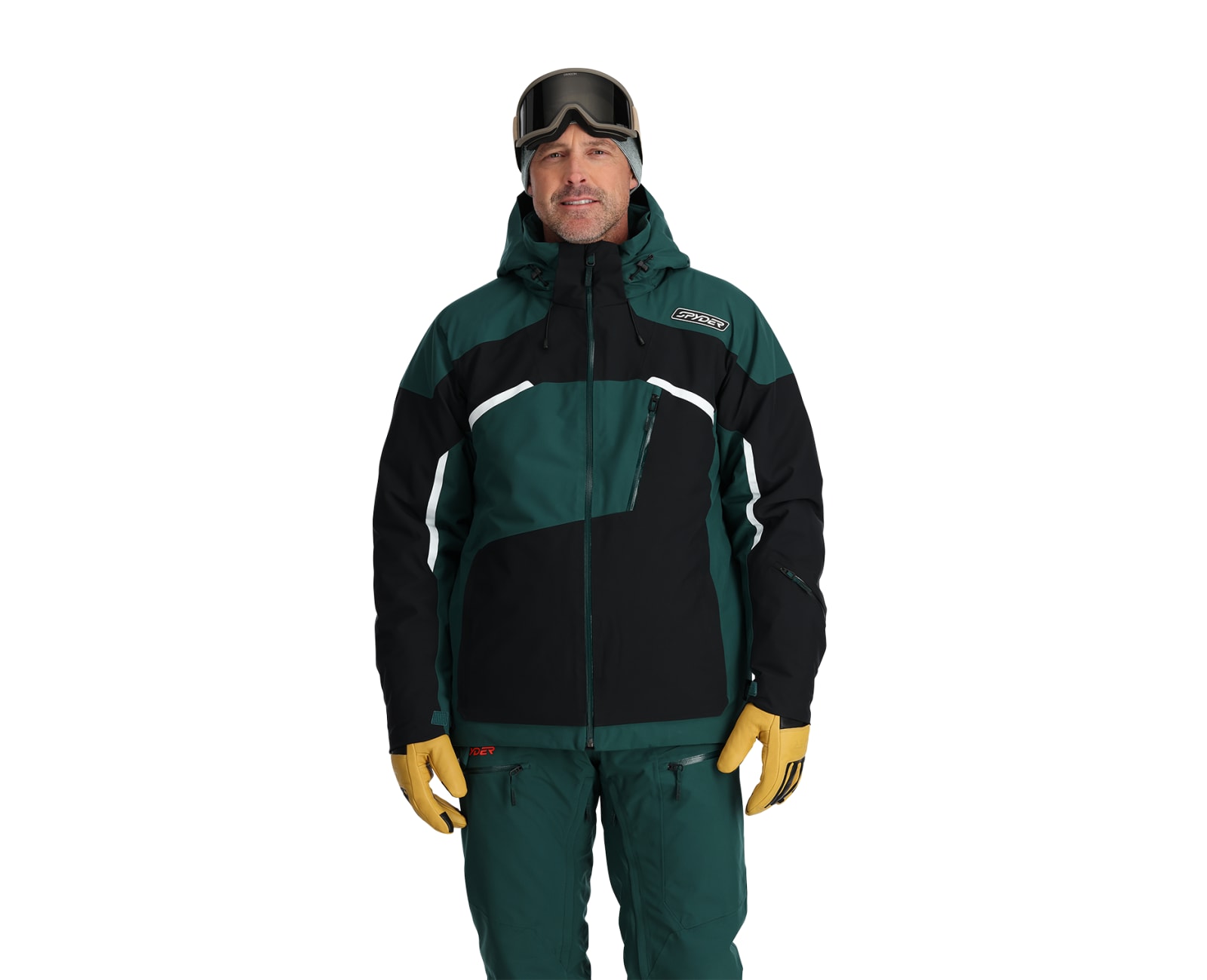 Spyder Men's Leader Jacket - Cypress Green - Medium