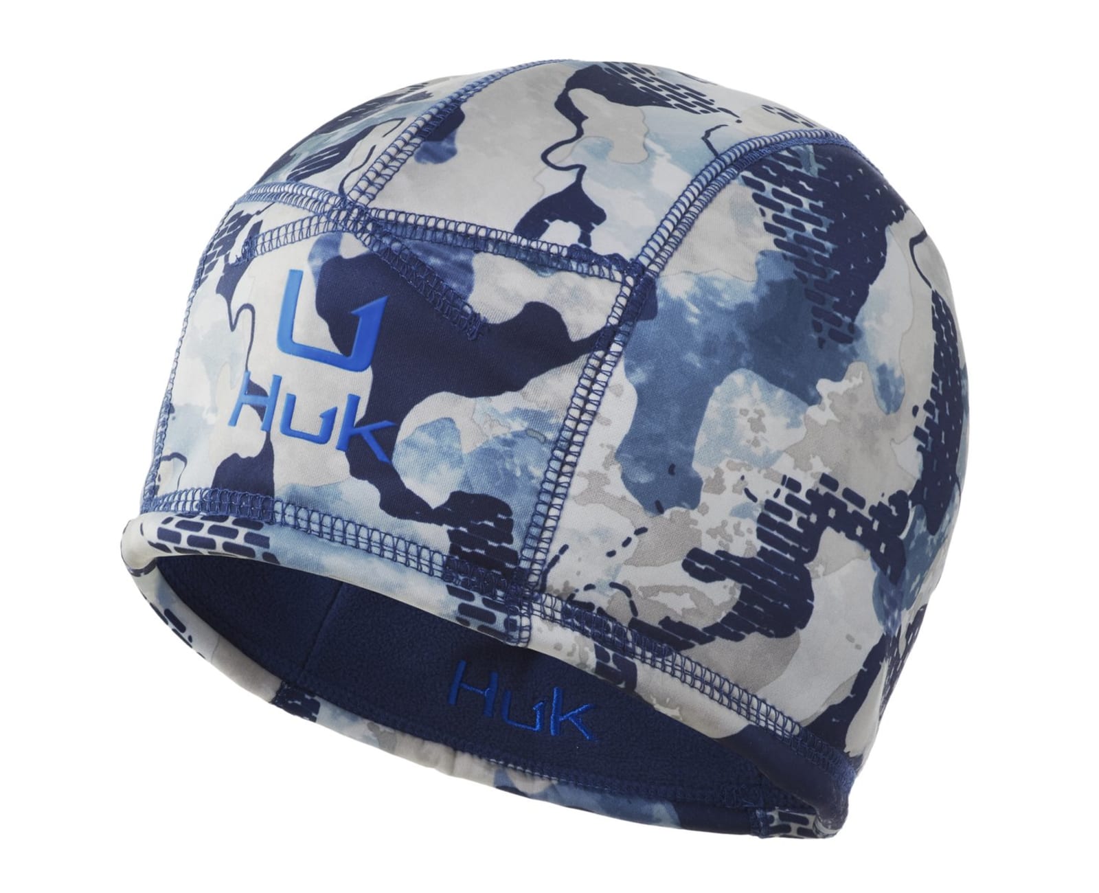 Huk Men's Camo Reversable Beanie - Bluefin