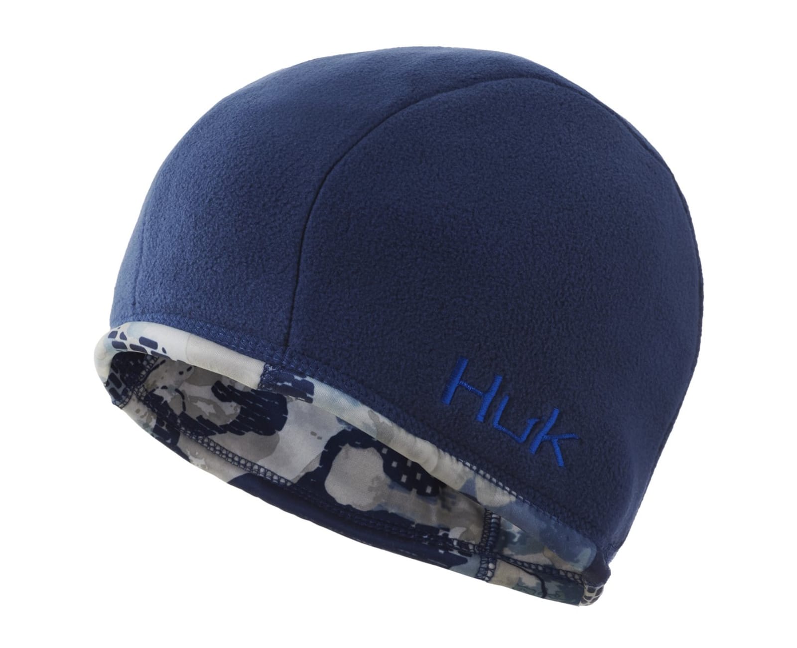 Huk Men's Camo Reversable Beanie - Bluefin