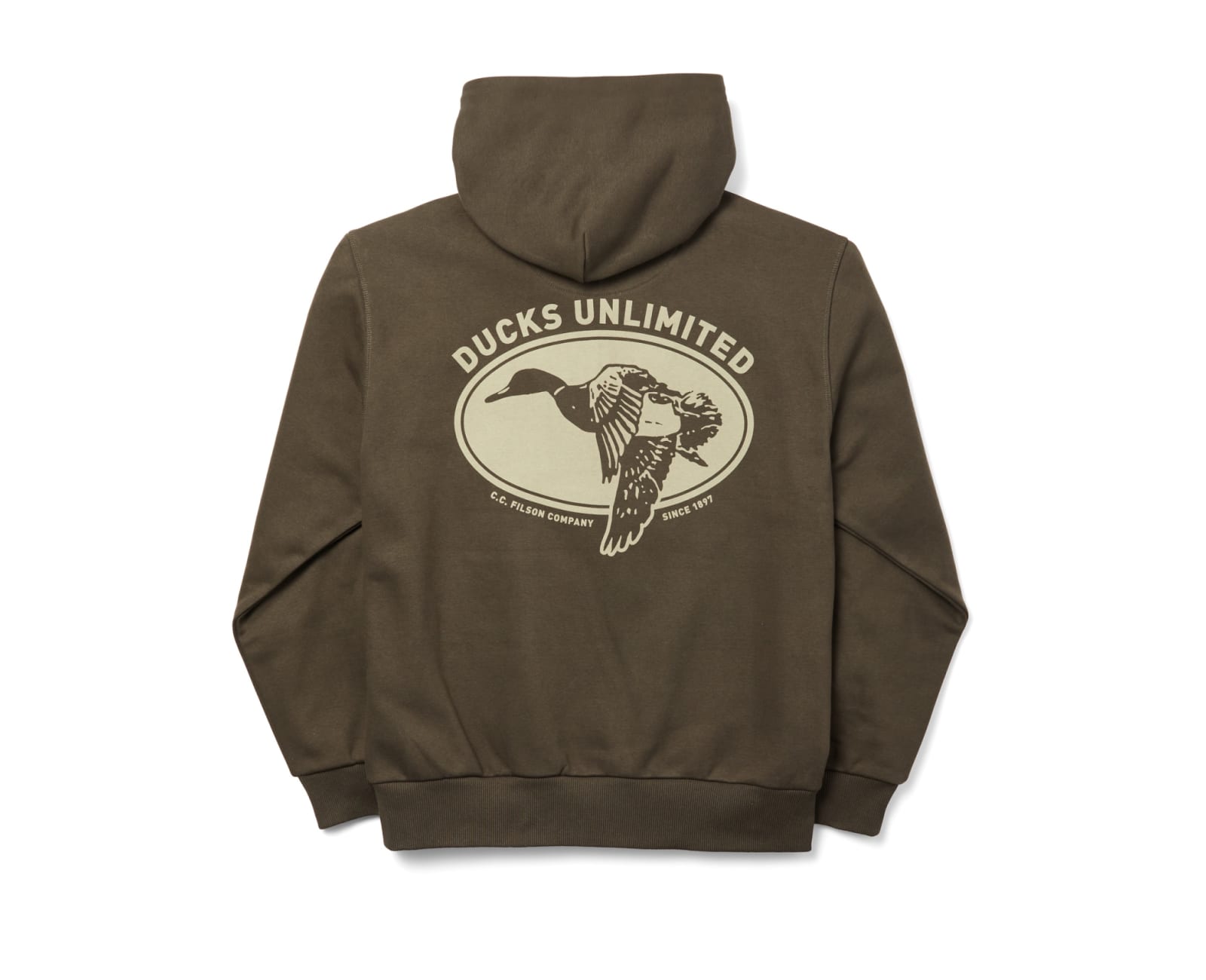 Filson Men's Prospector Graphic Hoodie - Root/du Shield - Medium