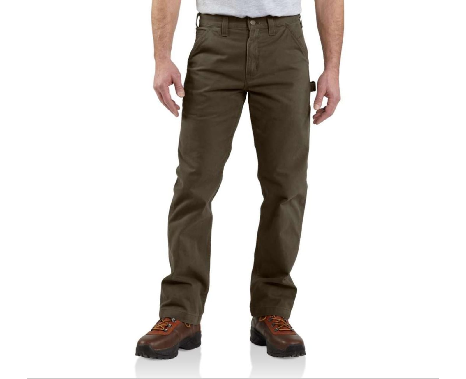 Carhartt Men's Washed Twill Dungaree Relaxed Fit - Dark Coffee - 32x32