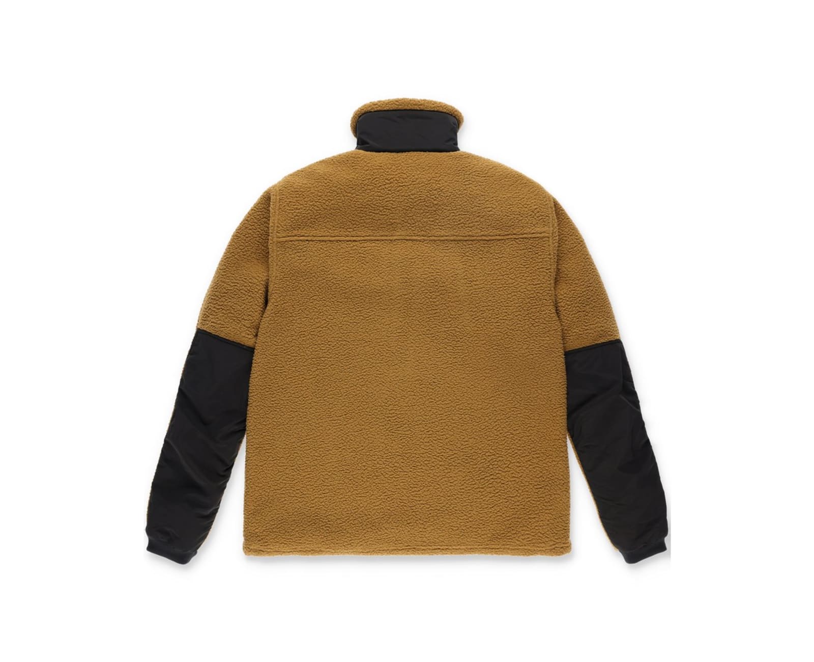 Topo Designs Men's Mountain Fleece Pullover - Dark Khaki/black - Medium