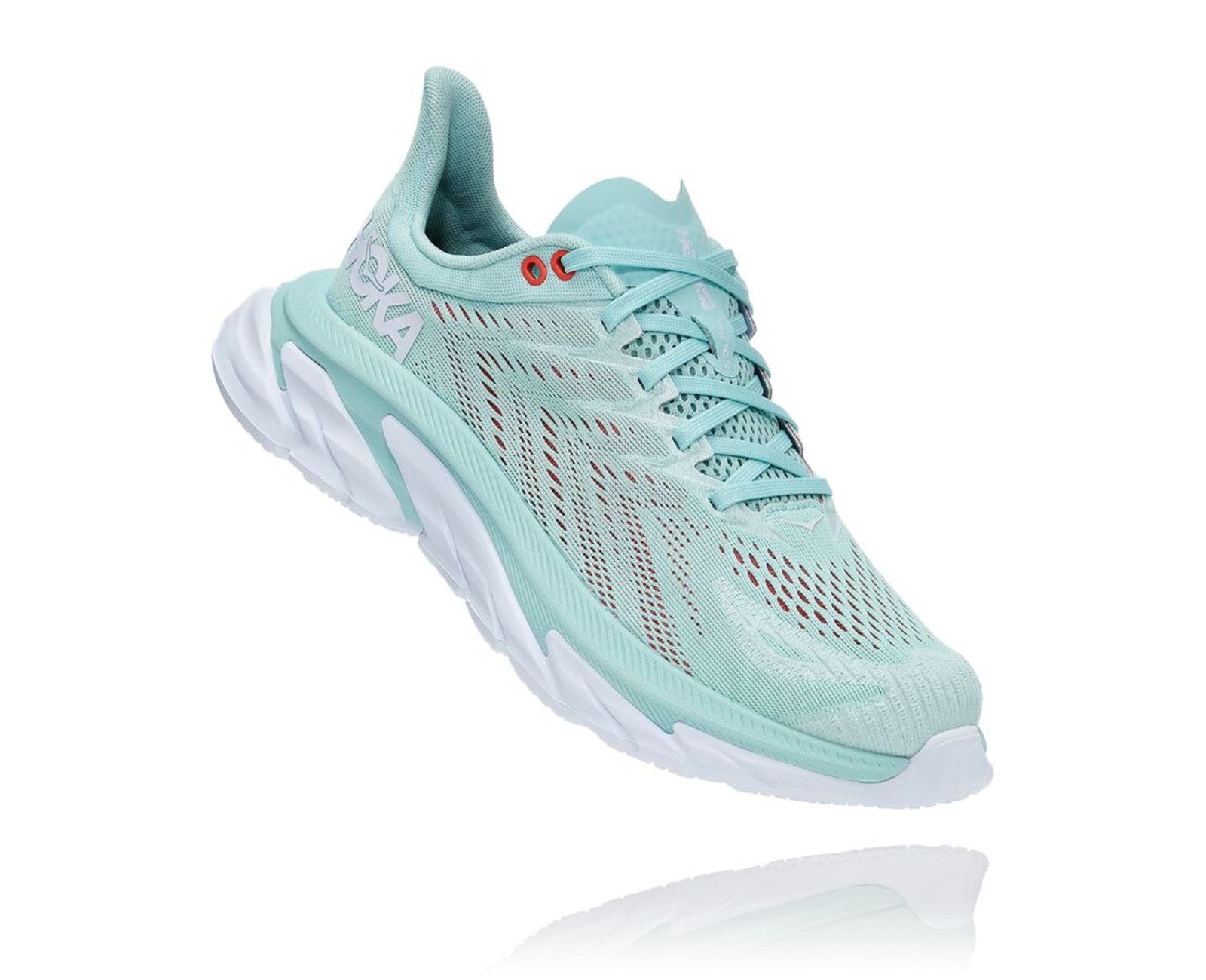 Hoka One One Women's Clifton Edge - Eggshell Blue / White - 07.5