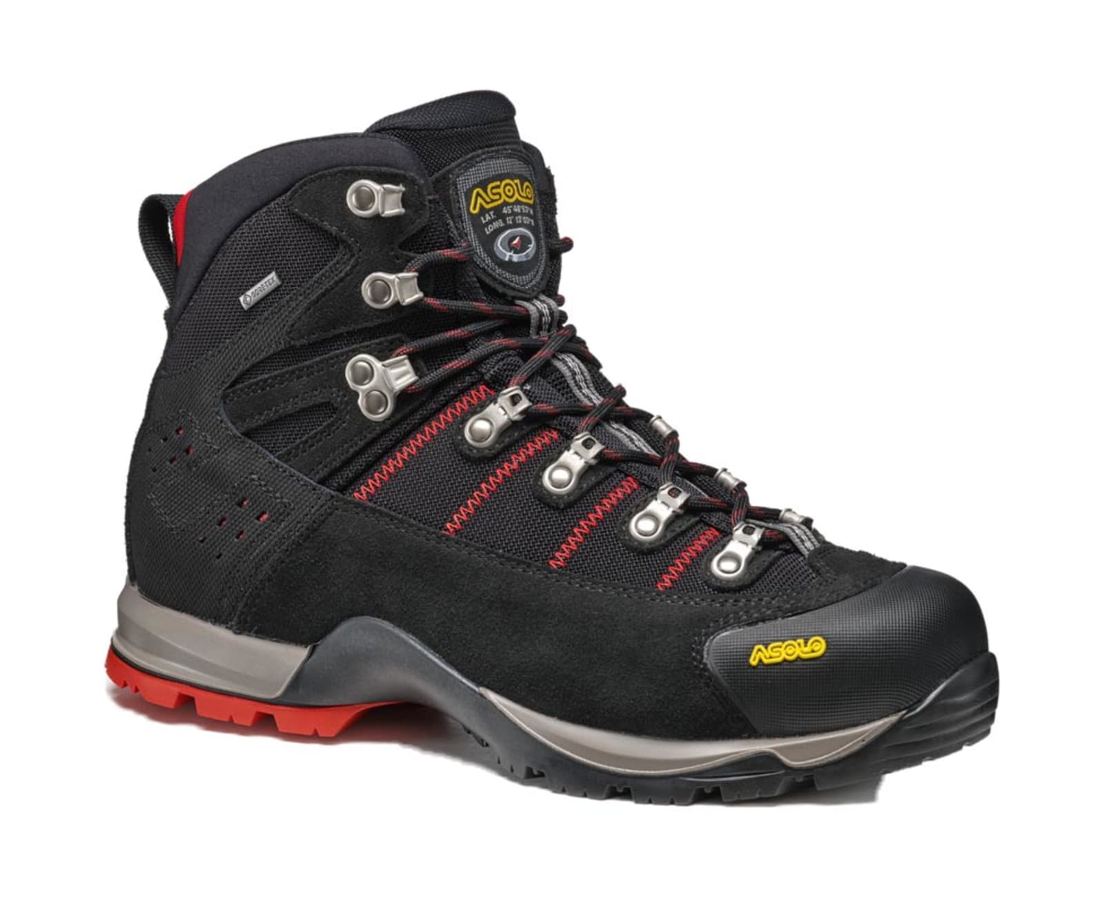 Asolo Men's Fugitive Gtx - Black/red - 9