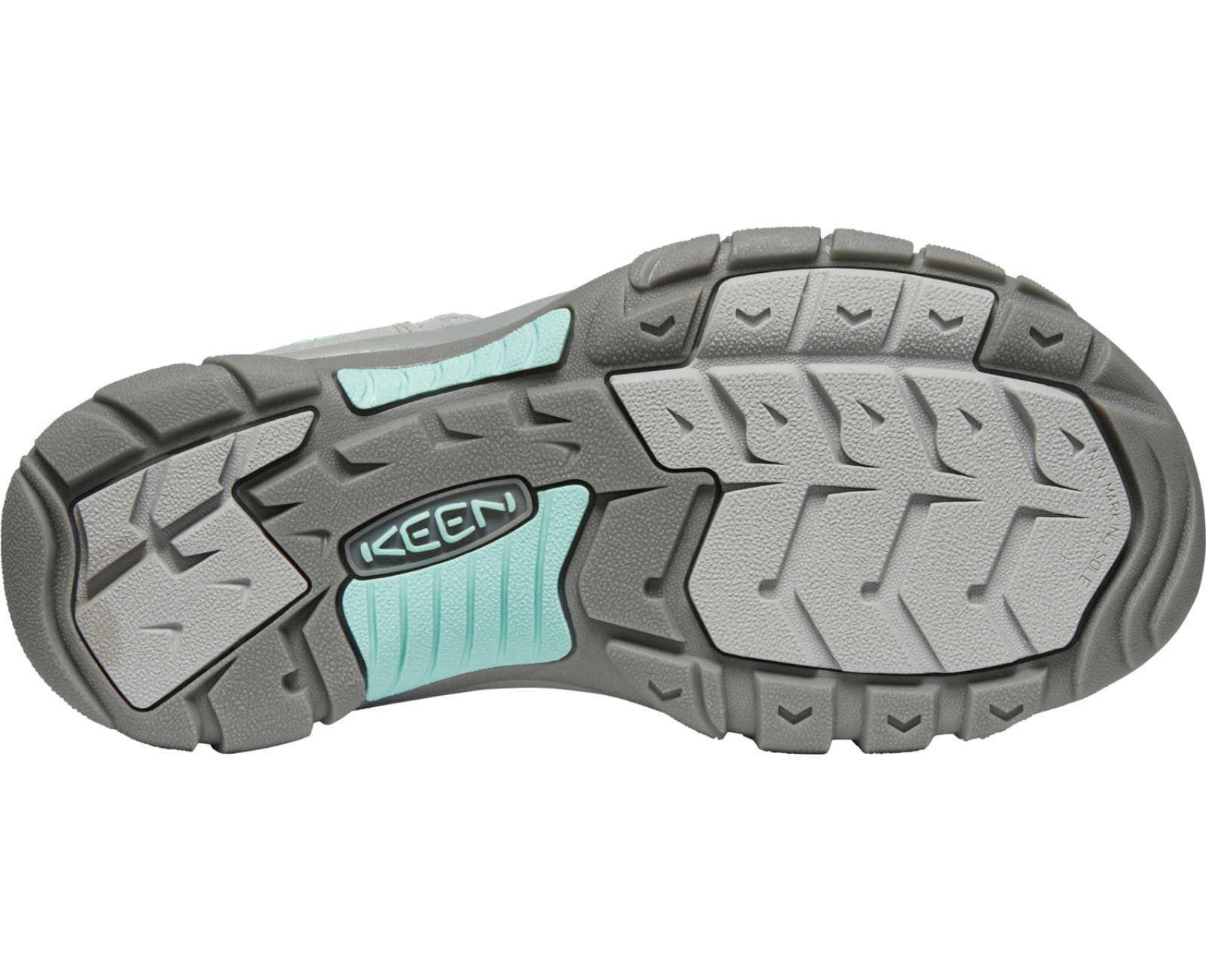 Keen Women's Newport H2 - Grey/ocean Wave - 9