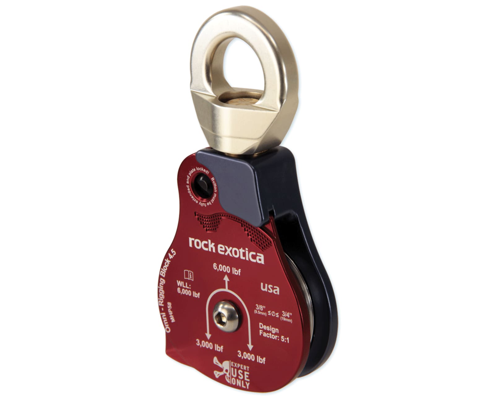 Rock Exotica Jumbo Omni Rigging Block 4.5