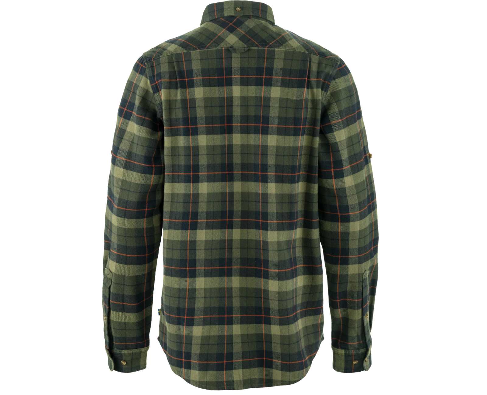 Fjallraven Men's Singi Heavy Flannel Shirt - Black/Deep Forest - XL