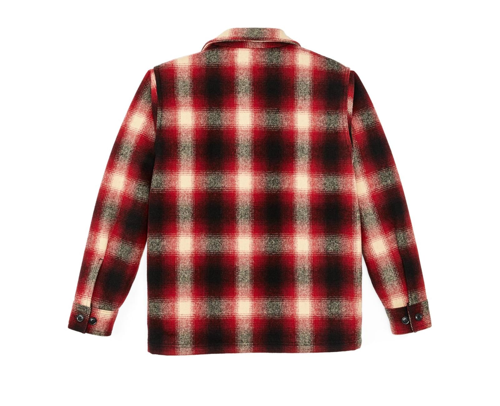 Filson Men's Mackinaw Wool Jac Shirt - Red Black Ombre - Small