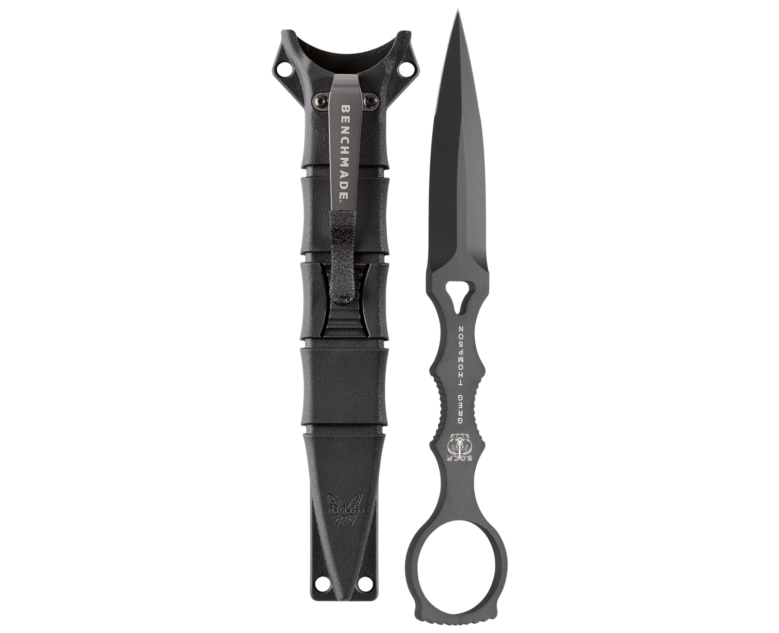 Benchmade 176 SOCP Dagger Fixed Blade Black Blade