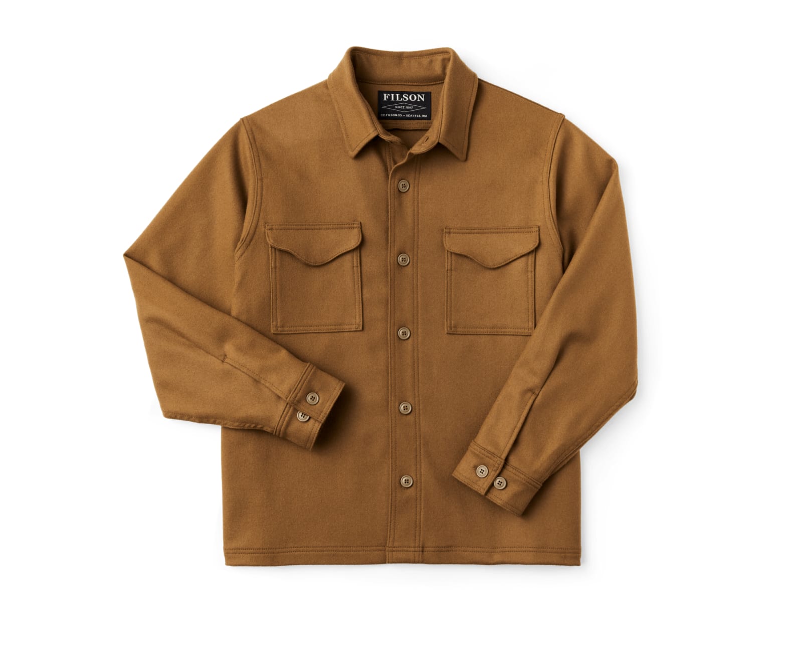 Filson Men's Jac Shirt - Darktan - Small