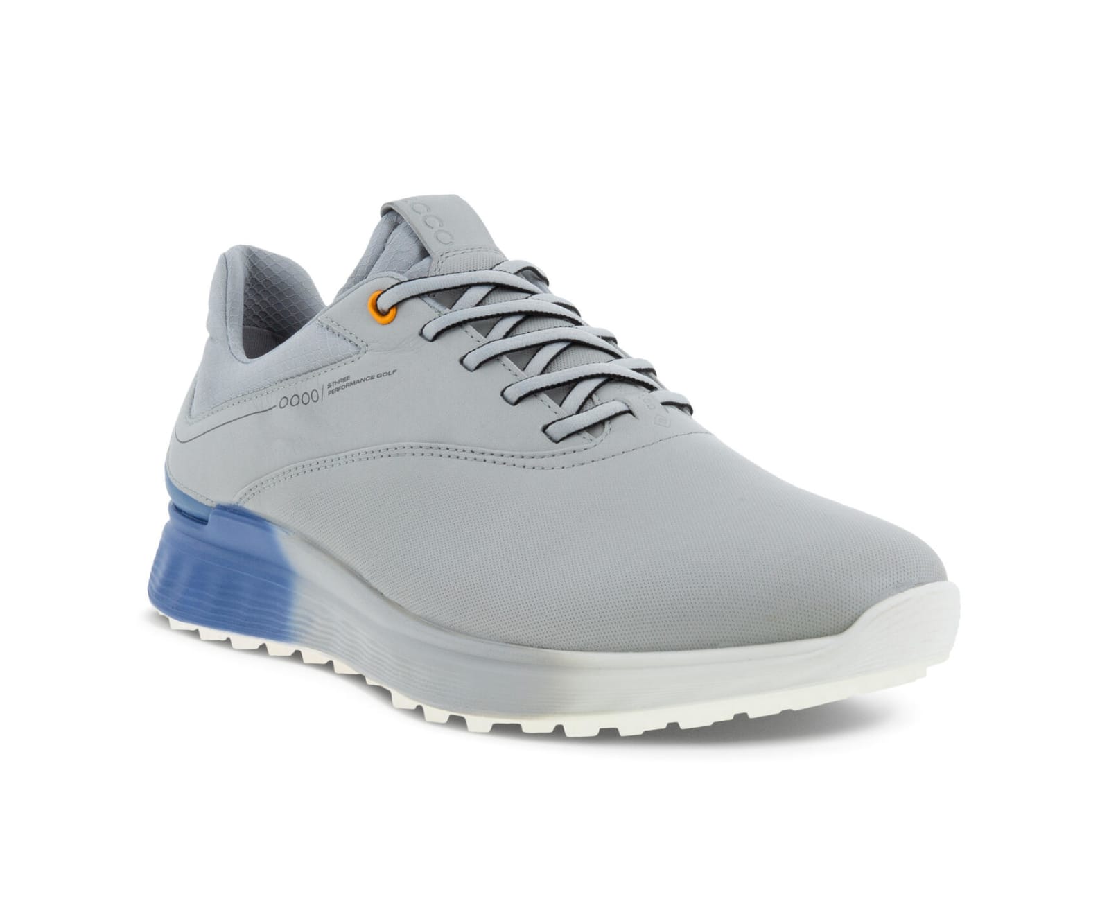 Ecco Men's Golf S-three Golf Shoe - Concrete/retro Blue/concrete - 44