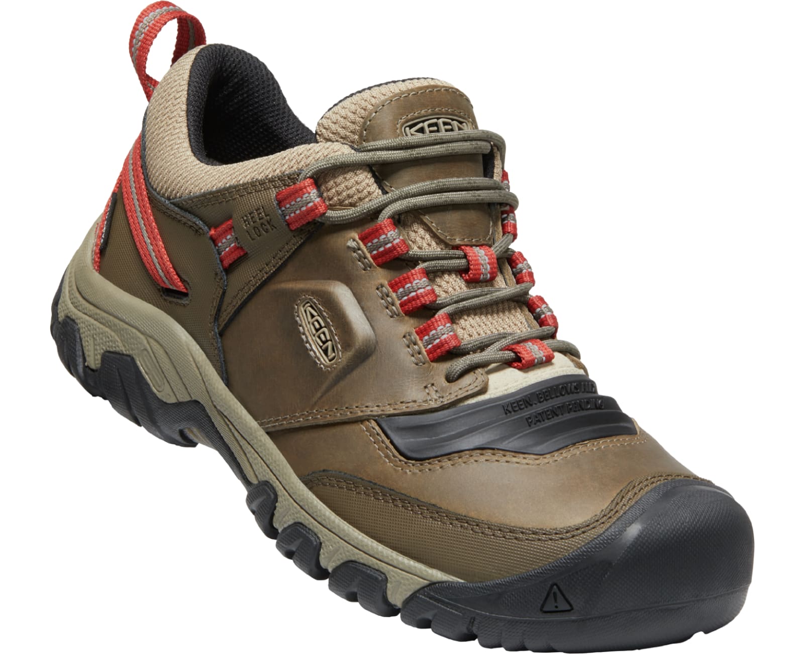 Keen Men's Ridge Flex Wp Wide - Timberwolf/ketchup - 10W