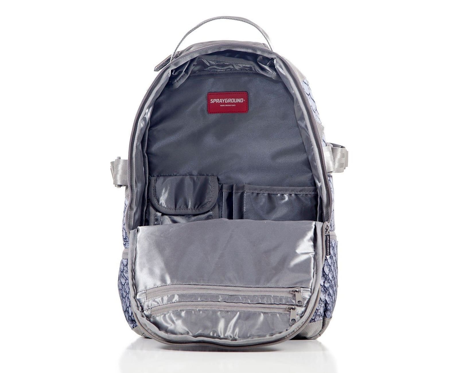Sprayground Silver Rython Backpack