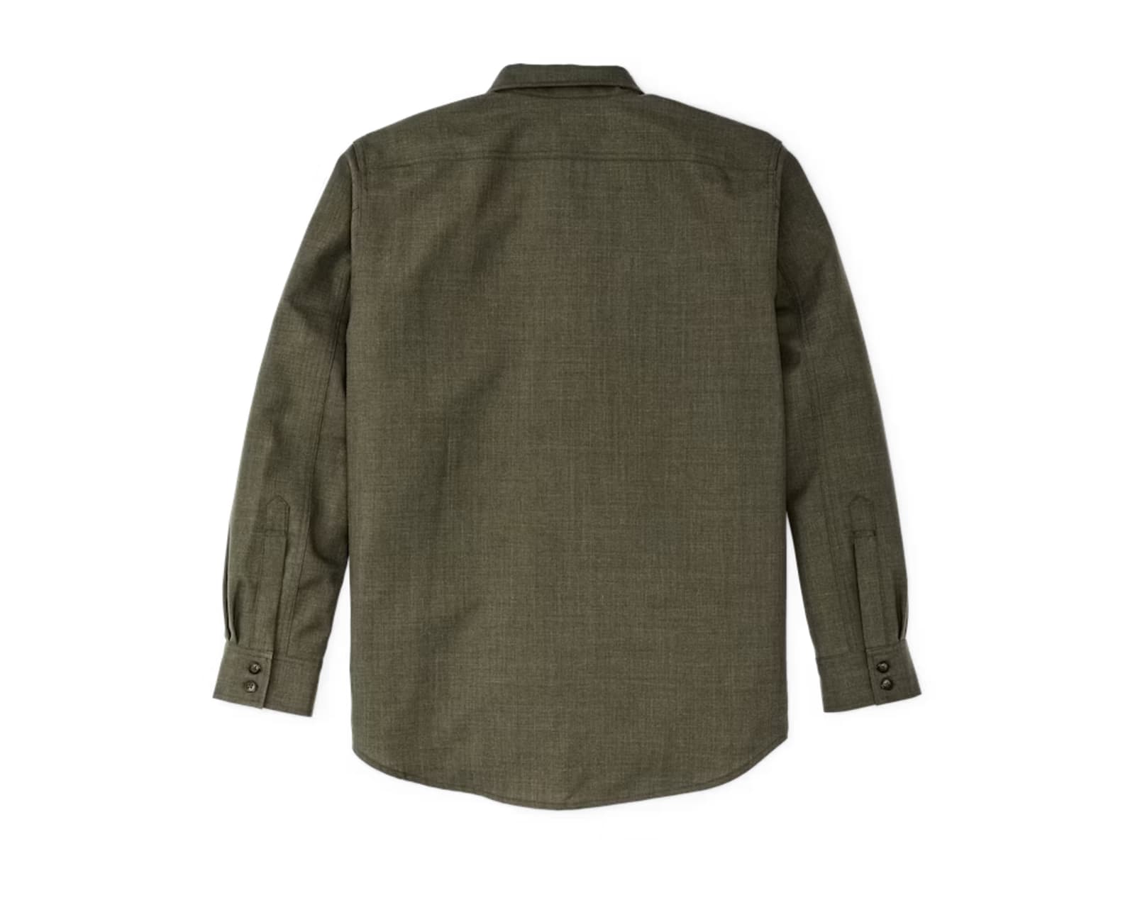 Filson Men's Worsted Wool Guide Shirt - Forest Green Heather - XXL