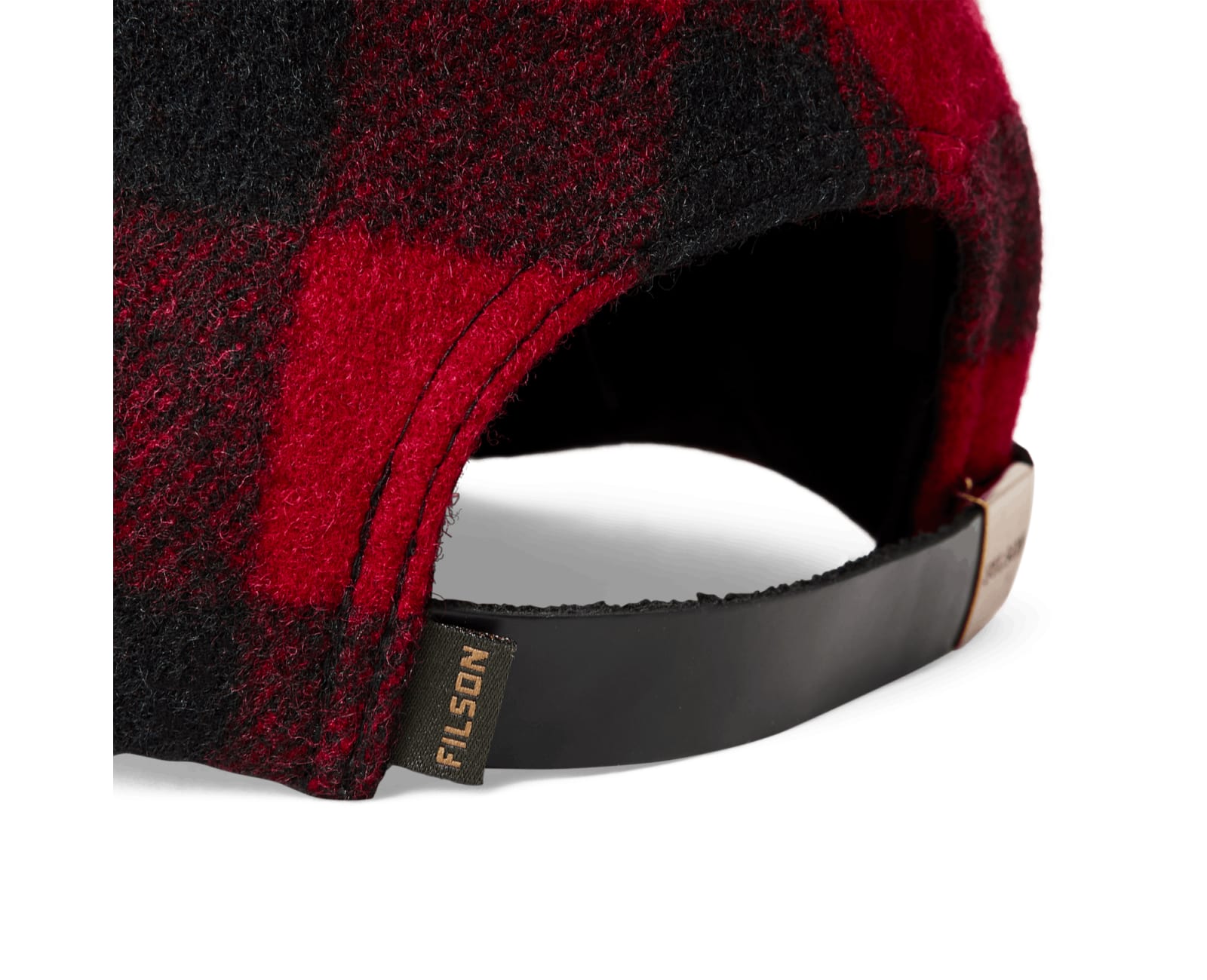 Filson Mackinaw Wool Forester Cap - Red/Black