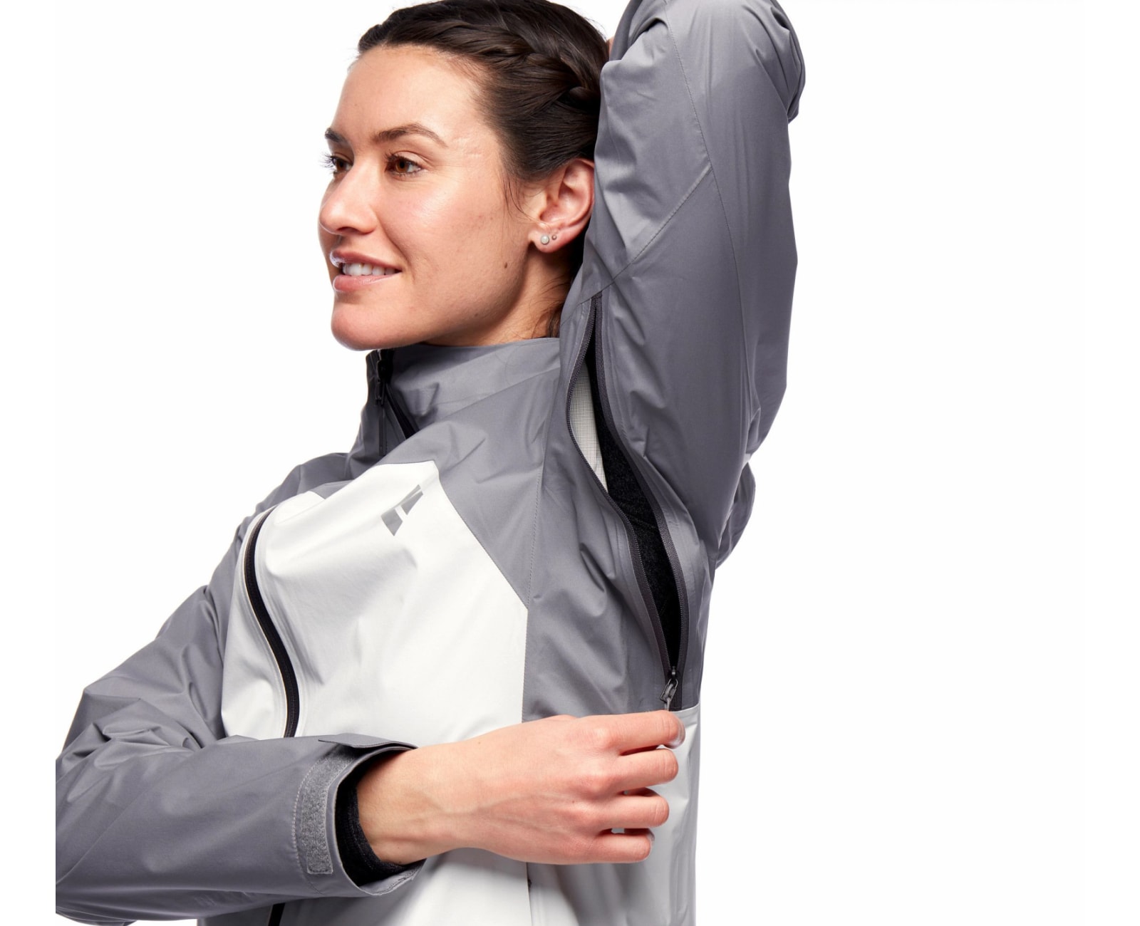 Black Diamond Women's Stormline Stretch Rain Shell - Aluminum-ash ...