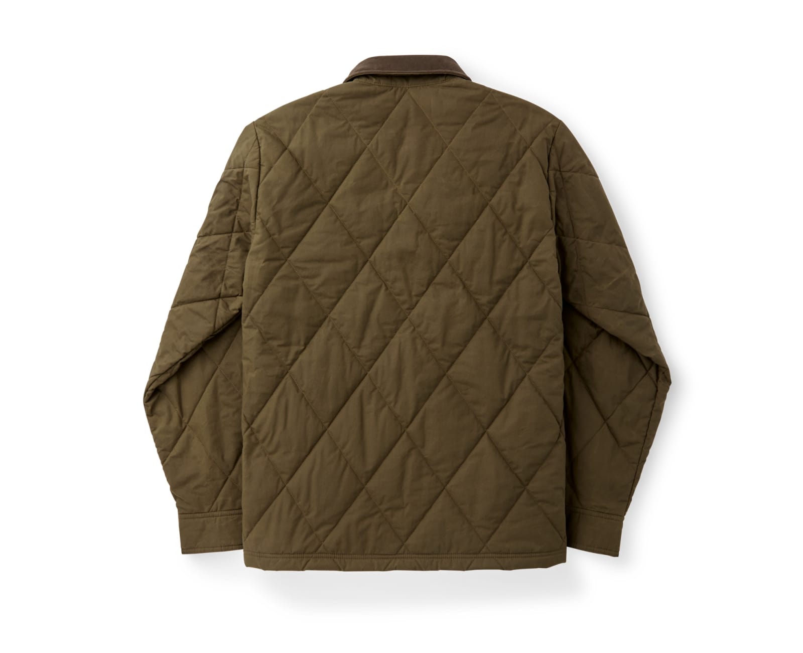 Filson Men's Hyder Quilted Jac-shirt - Marsh Olive - Large