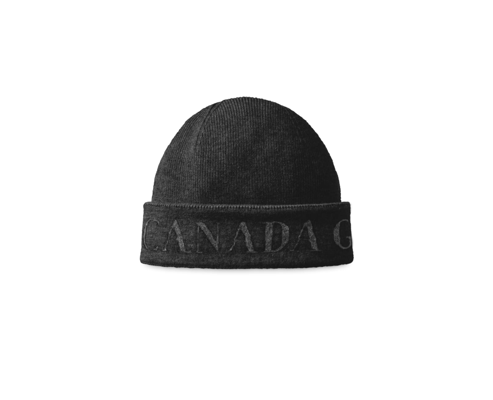 Canada Goose Men's Jacquard Wordmark Toque - Black - One
