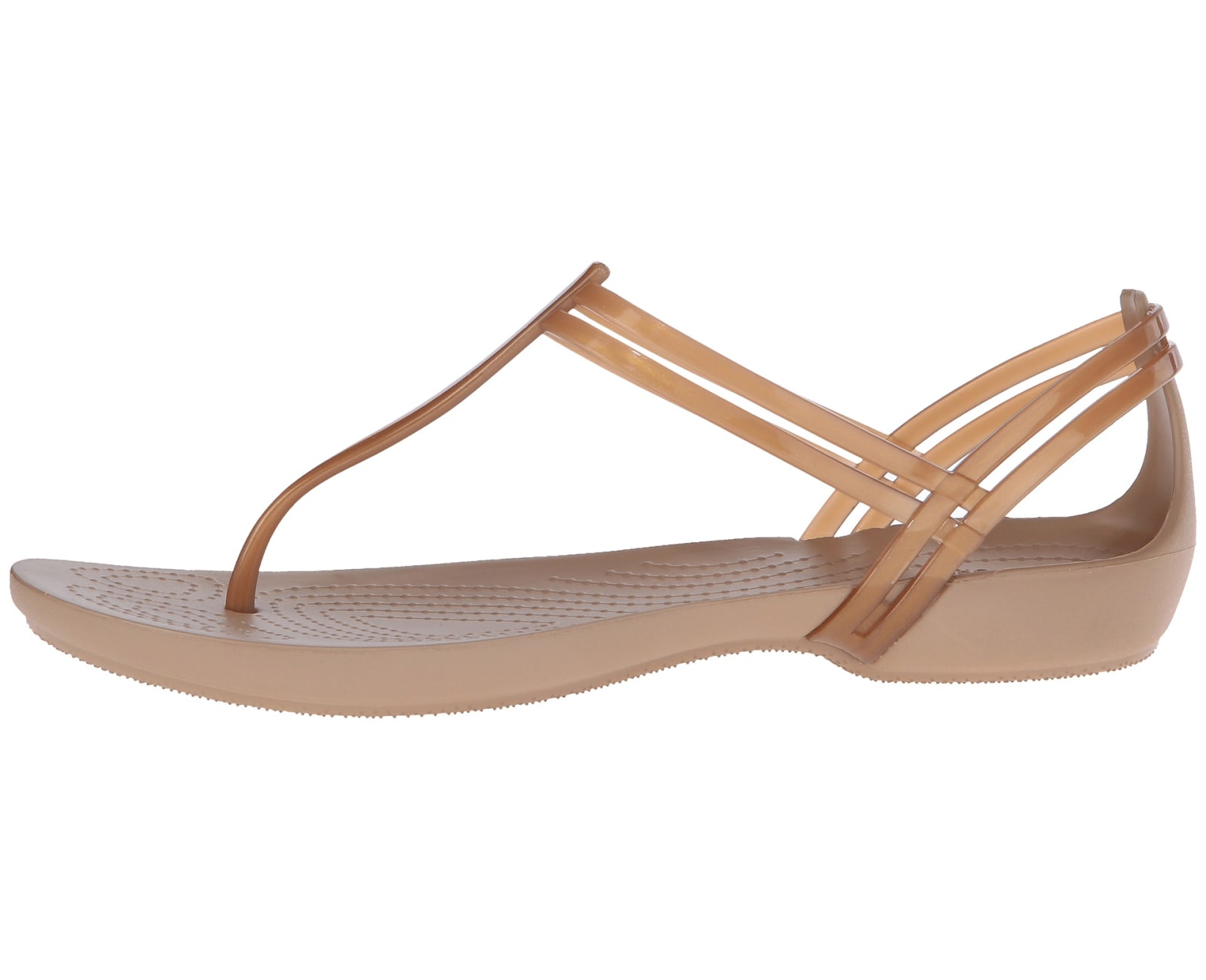 Croc Women's Isabella T-strap Sandal Bronze - W9