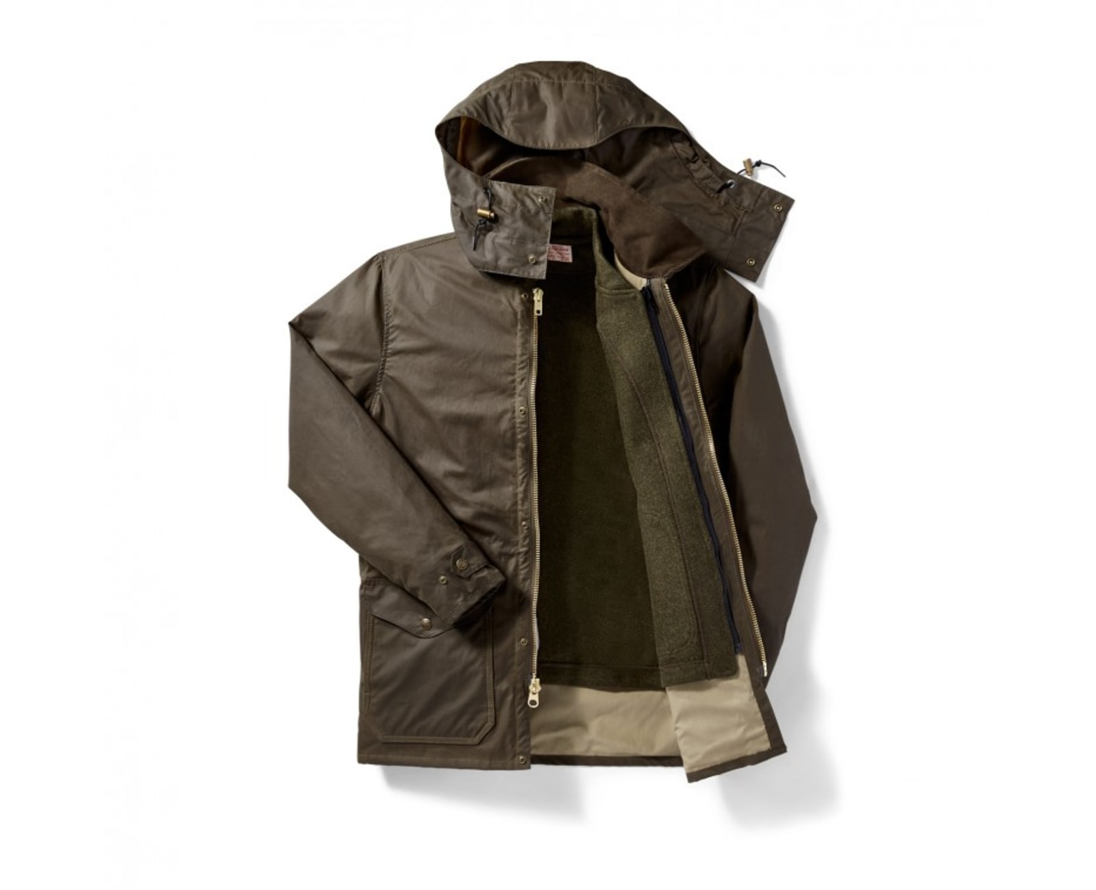 Filson 10409 Cover Cloth Mile Marker Coat Otter Green - LG