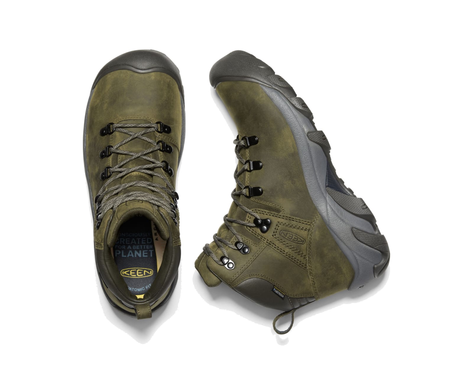 Keen Men's Pyrenees - Dark Olive/forest Night - 14