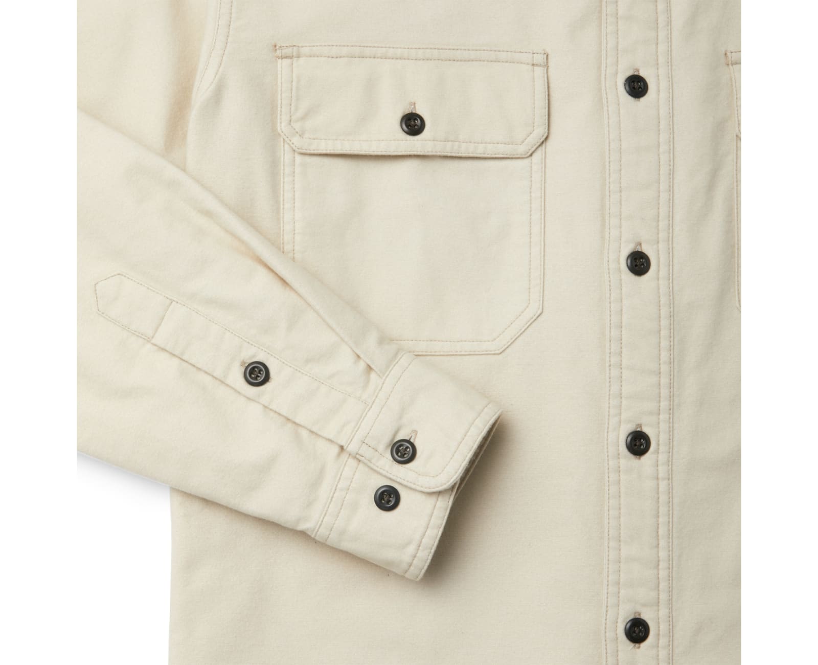 Filson Men's Field Flannel Shirt - Natural - Large