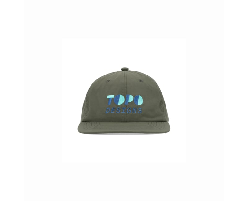 Topo Designs Nylon Ball Cap - Split Topo - Forest
