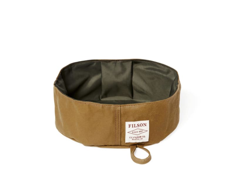 Filson Short Dog Bowl - Dark Tan - OS