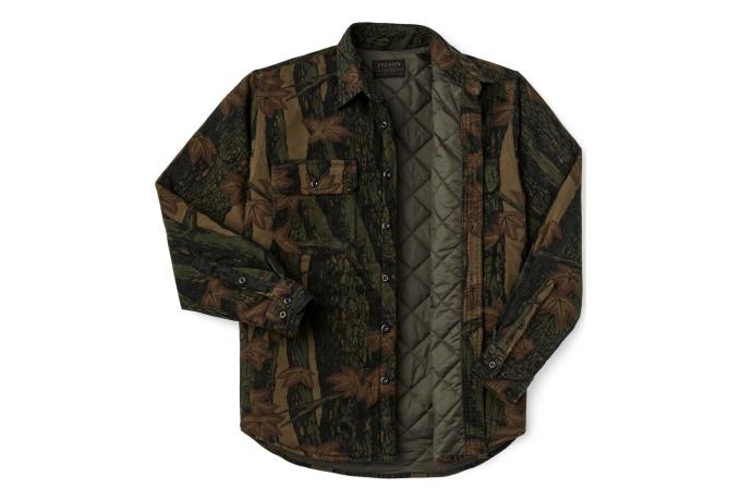 Filson Men's Insulated Field Flannel Shirt - Maplebark - Large