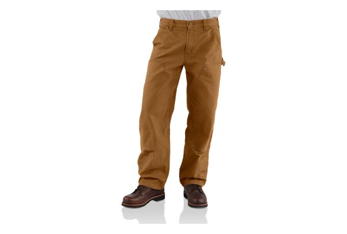 Carhartt Men's Loose Fit Washed Duck Double Front Utility Work Pant ...
