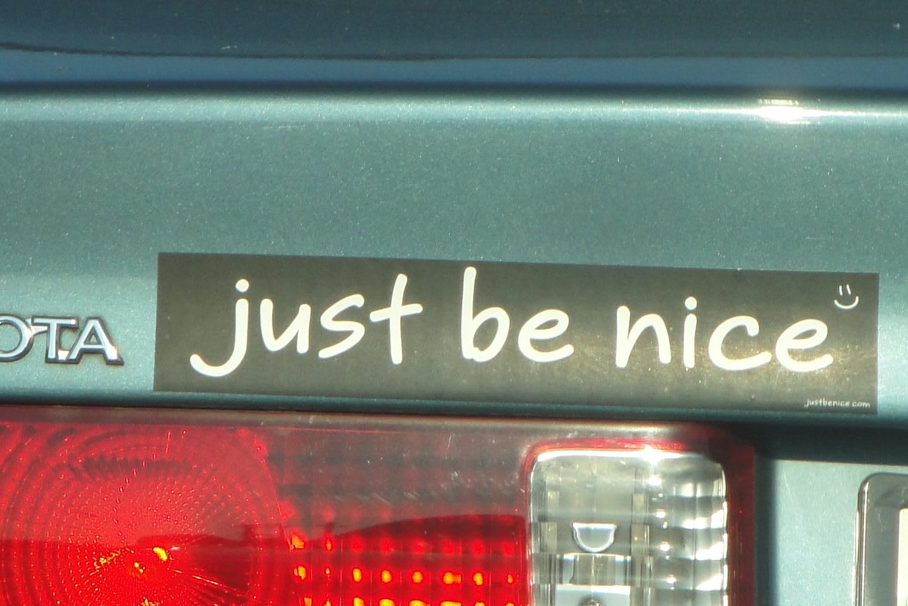 Just Be Nice - OU Life