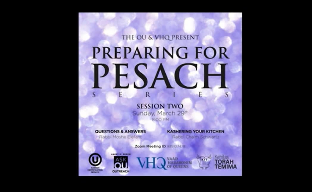 ASK OU with Rabbi Moshe Elefant and Rabbi Chaim Schwartz - Jewish Holidays