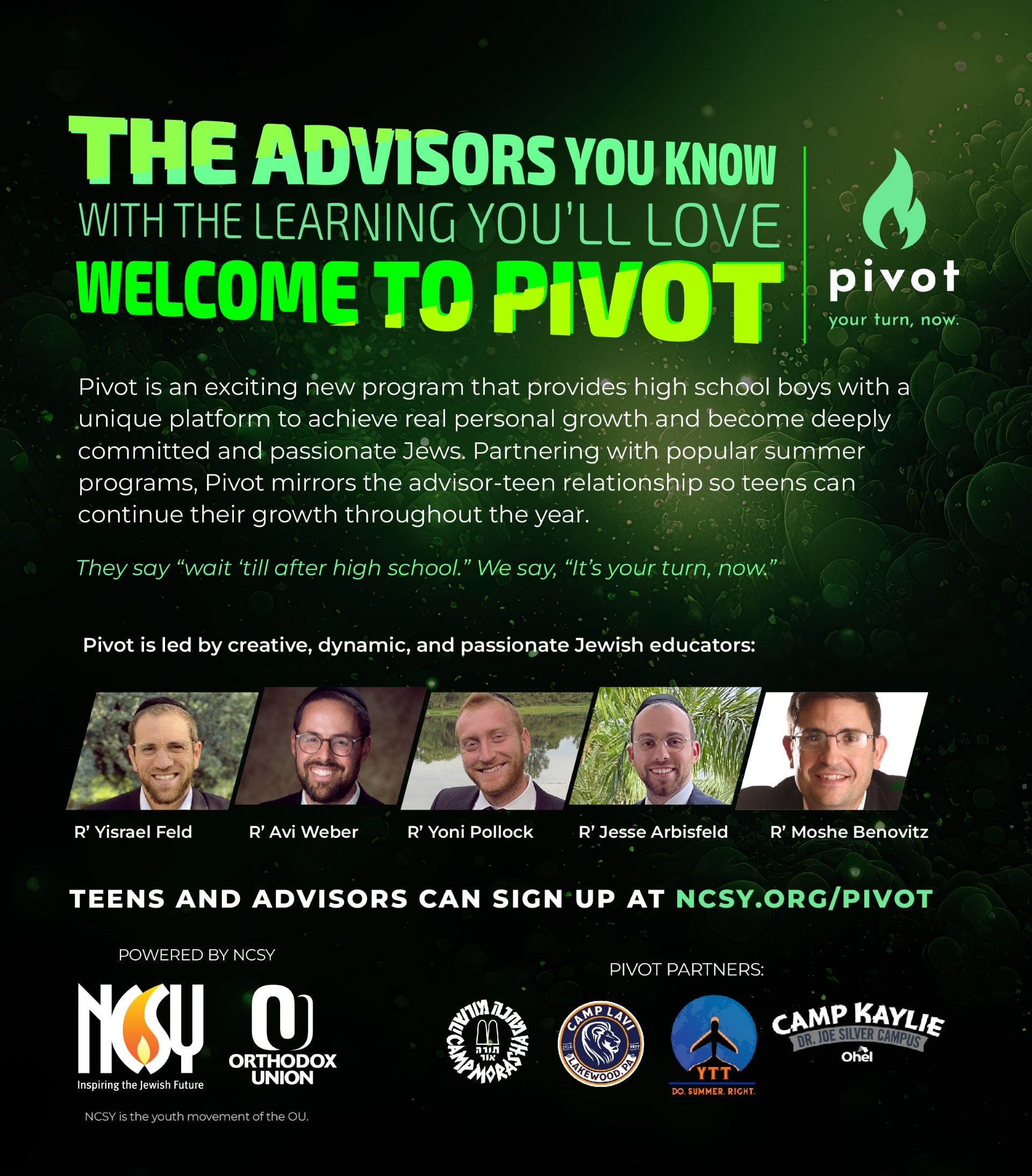 pivot: your turn, now. - NCSY