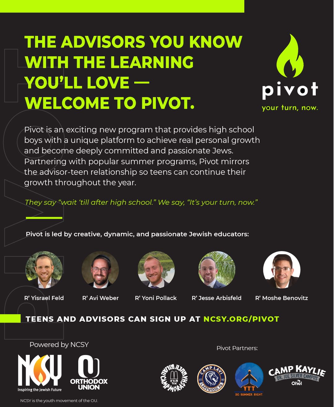pivot ad - NCSY