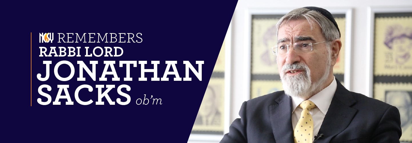 Remembering Rabbi Lord Jonathan Sacks (Original) - NCSY