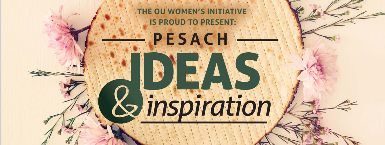 Esty Wolbe's Pesach Recipes - OU Women