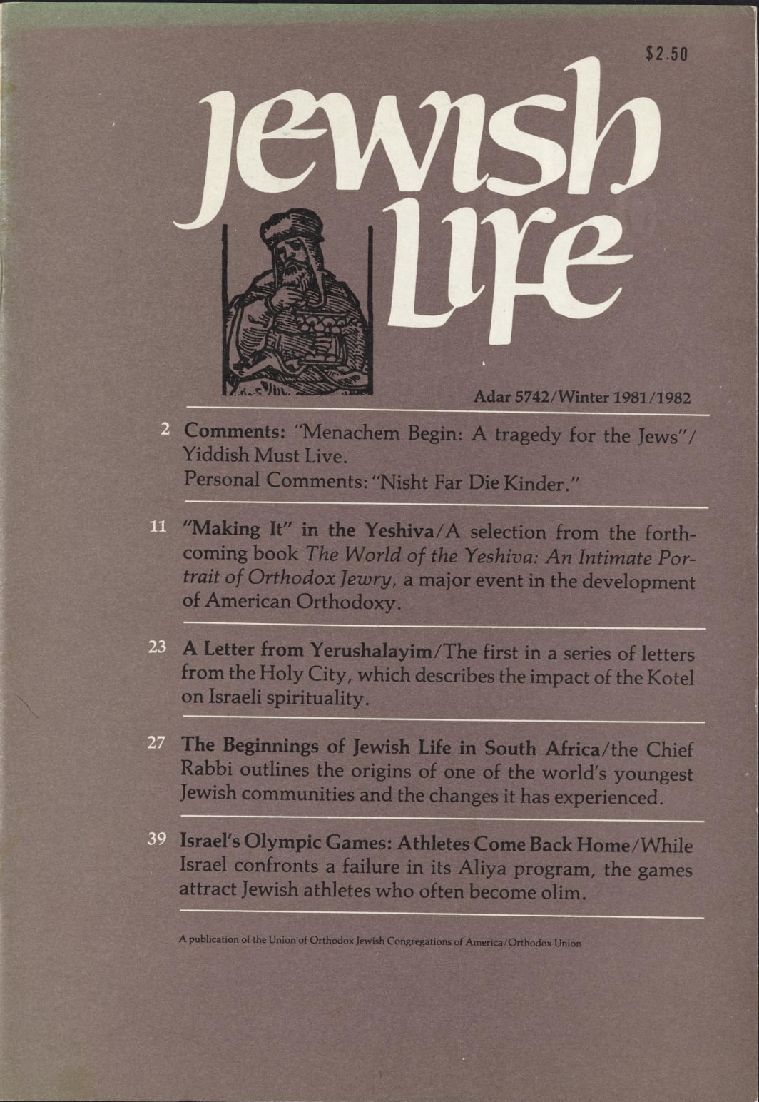 Winter 1981-82 - Jewish Action