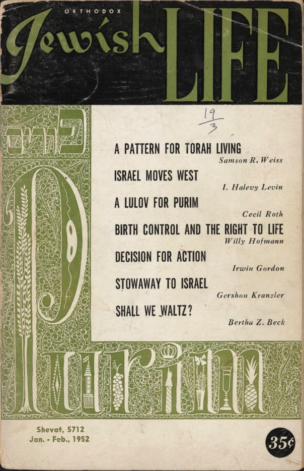 Jan-Feb 1952 - Jewish Action