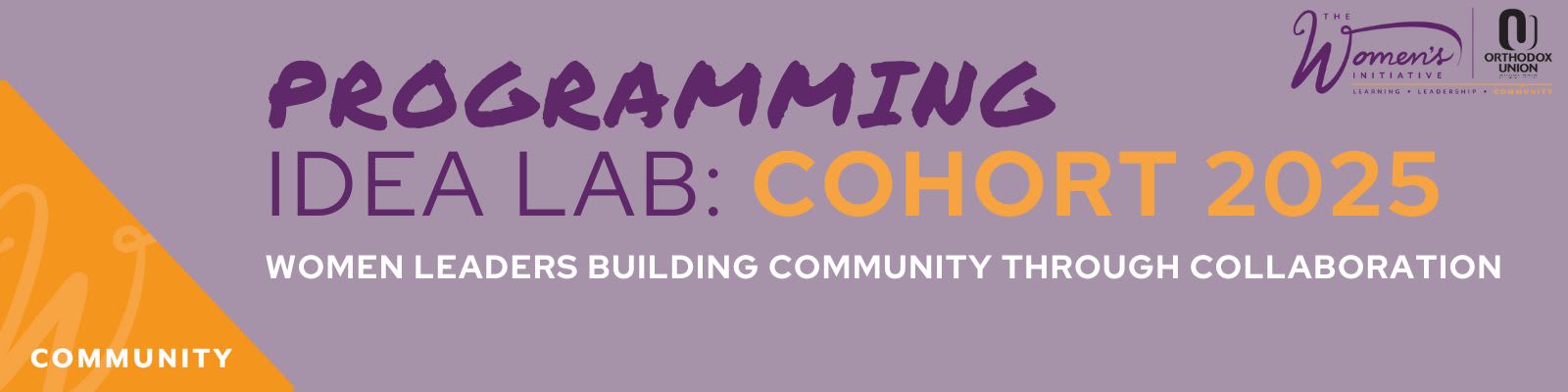 Programming Idea Lab- Cohort 2025 - OU Women
