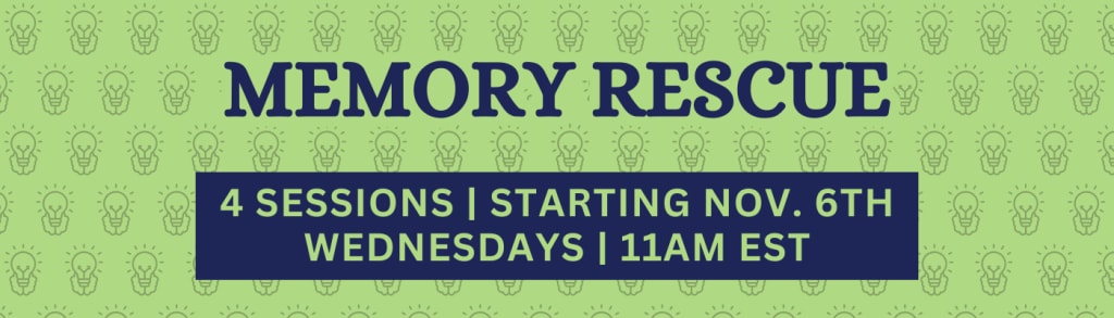 SPIRIT Enrichment Center: Memory Rescue - Orthodox Union