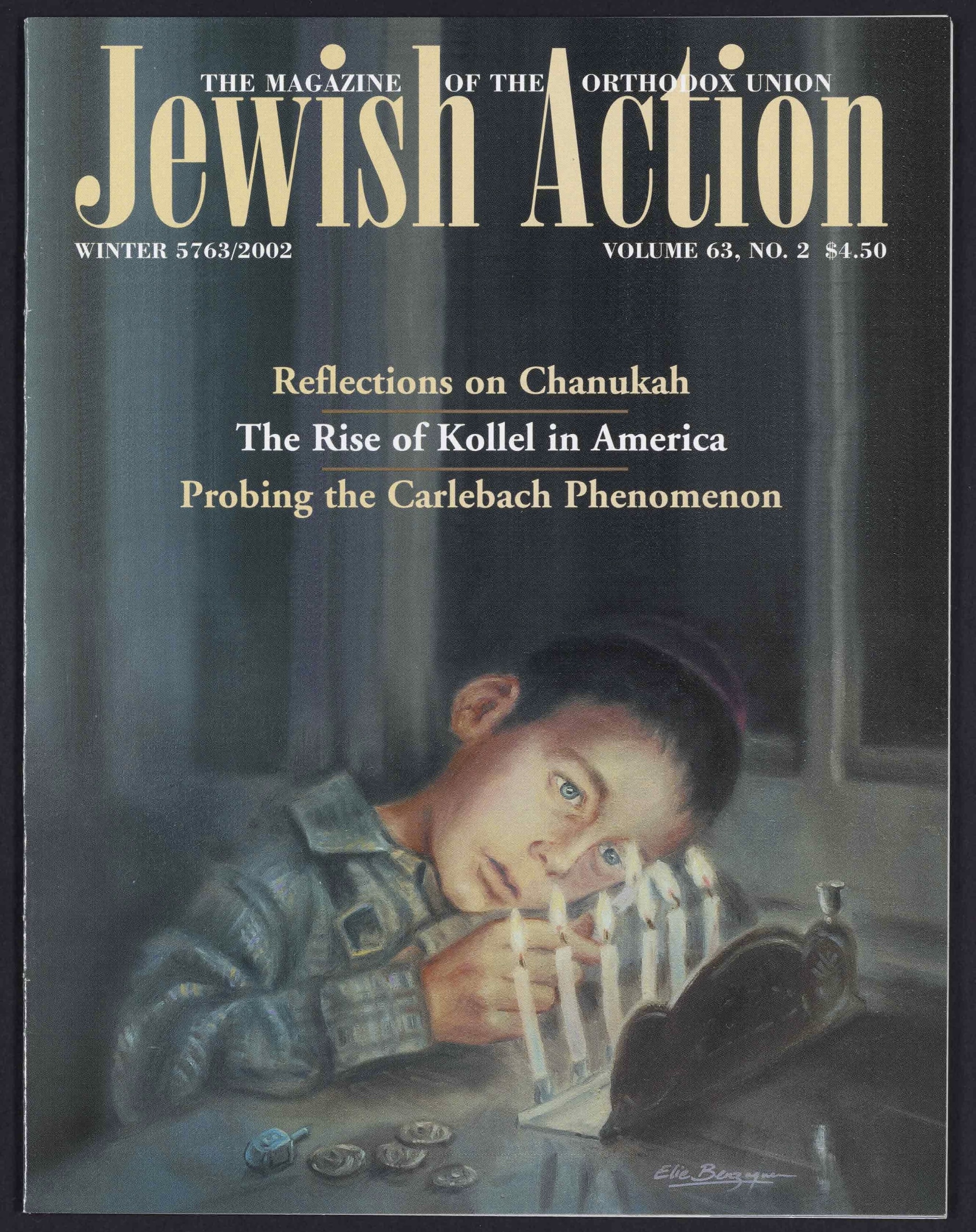 Jewish Action Issue - Winter 2002 (5763) - 63