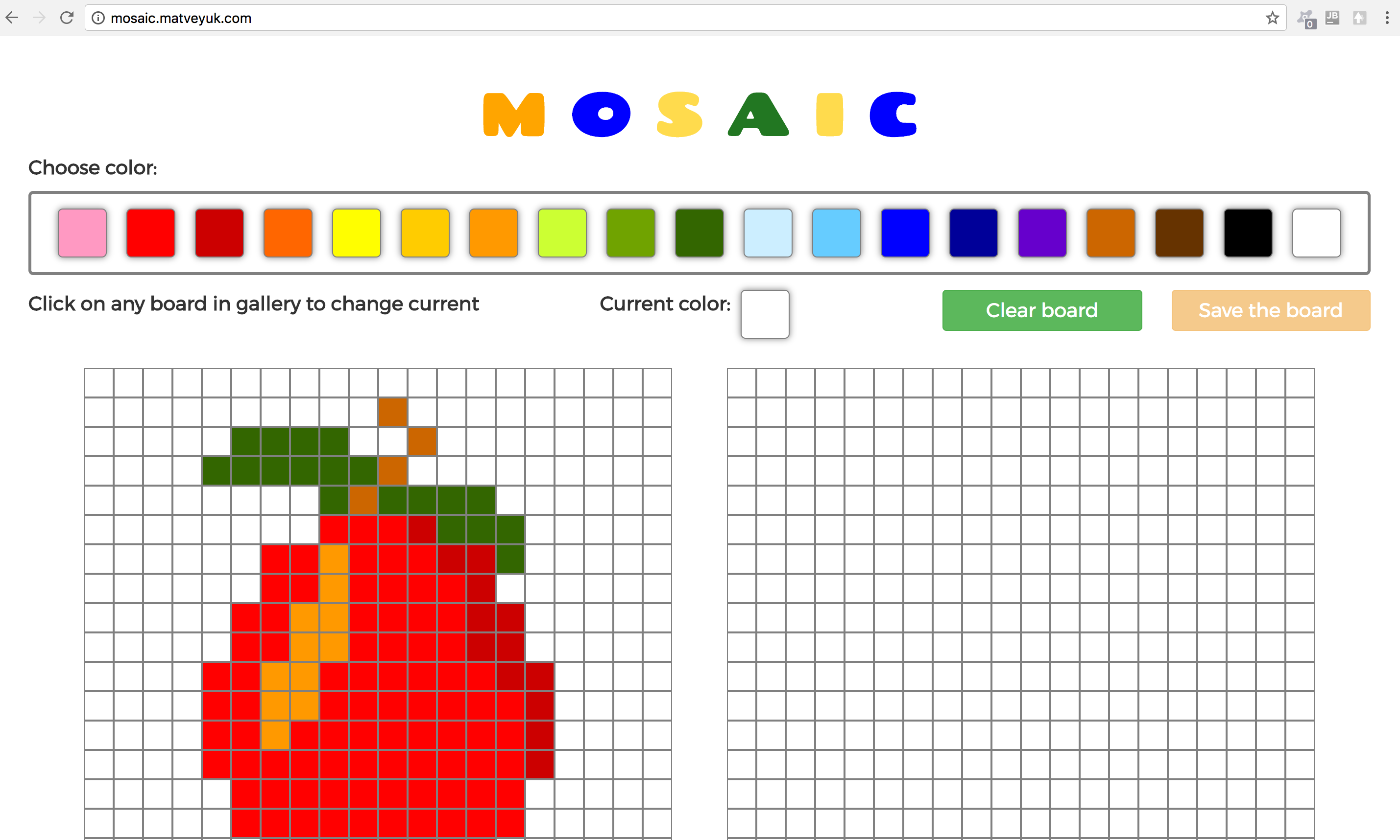 GitHub - omatveyuk/mosaic: mosaic game