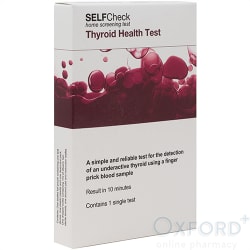 Buy SELFCheck Thyroid Health Home Test Kit for £14.99