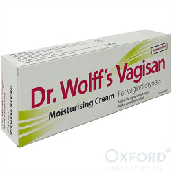 Vagisan Moisturising Cream Dr Wolffs for Vaginal Dryness 50g