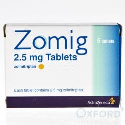 Zomig 2.5mg 6 Tablets | Oxford Online Pharmacy