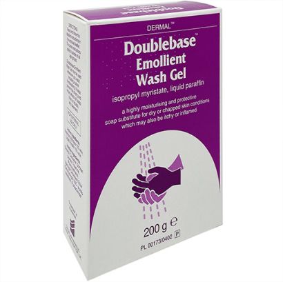Doublebase Emollient Wash Gel 200g for dry or chapped skin