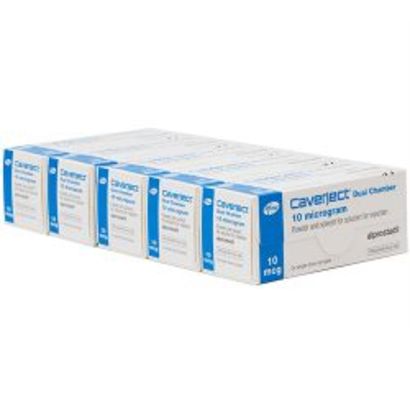 Buy 5x Caverject Dual Chamber 10mcg, Injection from £29.00 each